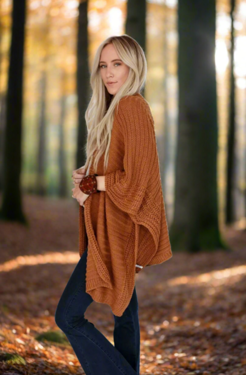 Camel knit sweater – The Flower Child