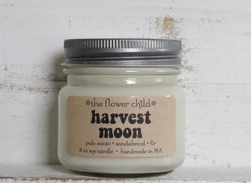 Harvest moon candle – The Flower Child