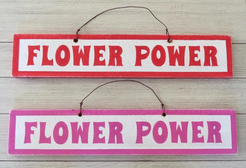Flower power sign – The Flower Child